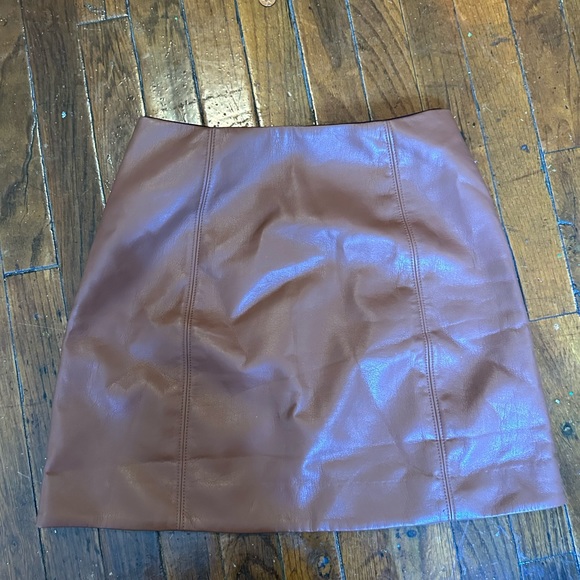 Babaton | Skirts | Babaton Vegan Leather Skirt | Poshmark